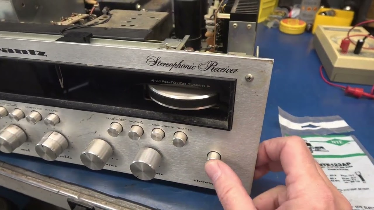 Vintage Marantz 2270 Stereo receiver Speaker Protection Relay Troubleshooting No sound