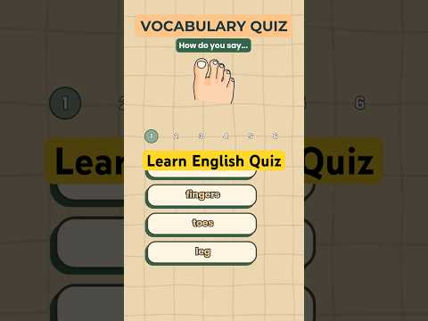 English Vocabulary Quiz ⁉️ #learnenglishquiz