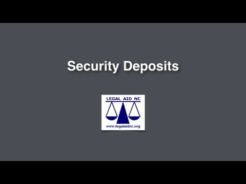 Security Deposits