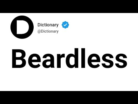 Beardless Meaning In English