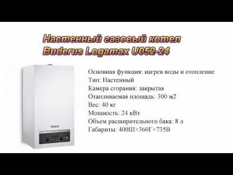 Настенный газовый котел Buderus Logamax U052-24