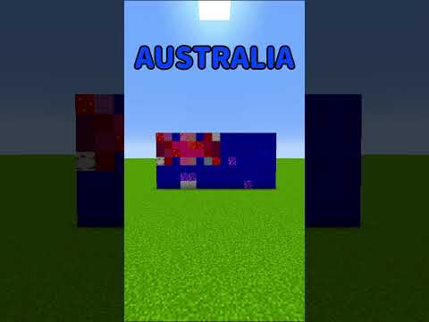 Minecraft: 128 ,64 ,32 ,16, 8 ,4 ,2 ,1 Bits Countrys🤔🤯 #minecraft #shorts