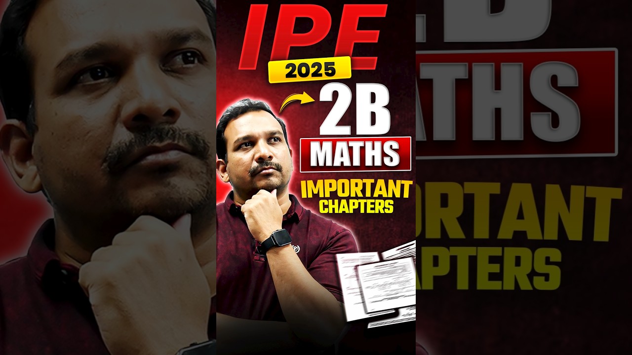 IPE 2B Maths Pattern 💯✅ #telugujee