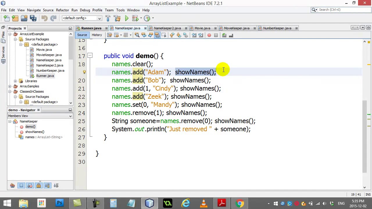 AP Computer Science 100 ArrayList Introduction