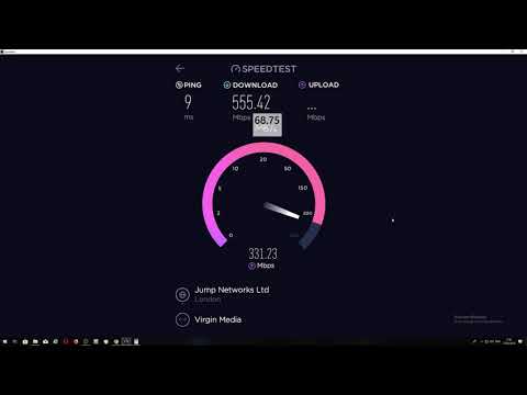 Virgin Media New 500Mbps Internet Speed Test