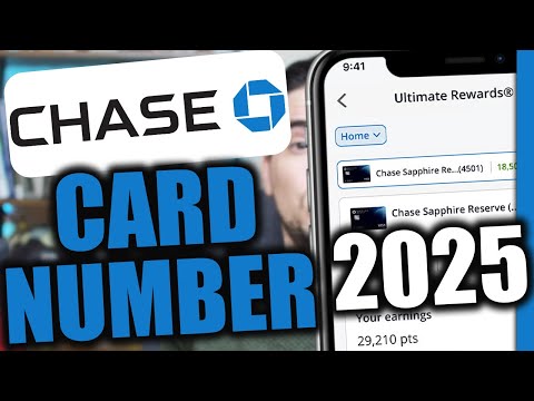 How To Find Chase Credit Card Number On Chase App 2025 UPDATE