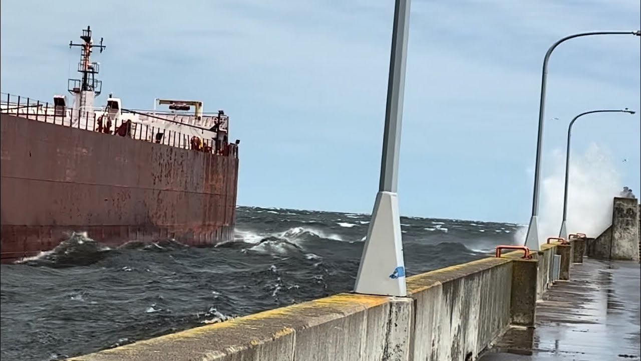 James R Barker Takes on an Angry Lake in Style
