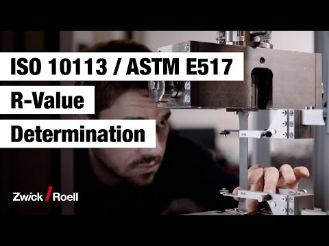 The New standard for reliable r-Values to ISO 10113, ASTM E517, JIS Z2254