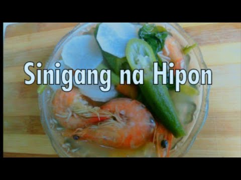 SINIGANG NA HIPON