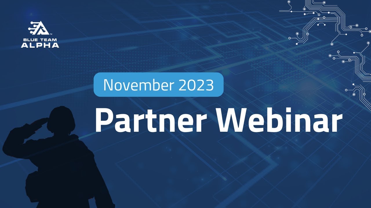 November 2023 Partner Webinar