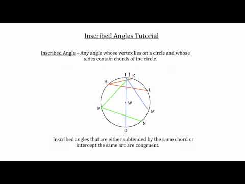 Inscribed Angles