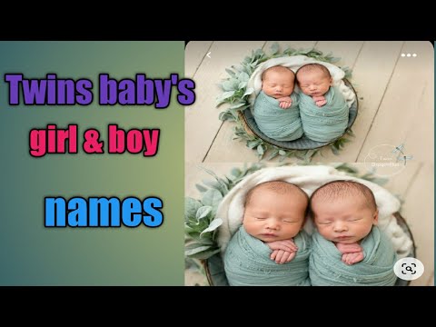 Twins baby girl & baby boy names