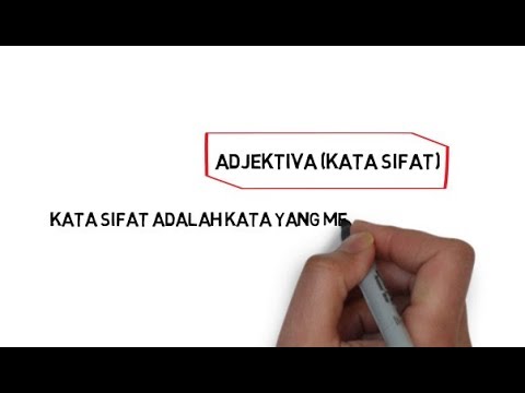 adjektiva bahasa Indonesia pengertian dan contoh kata sifat