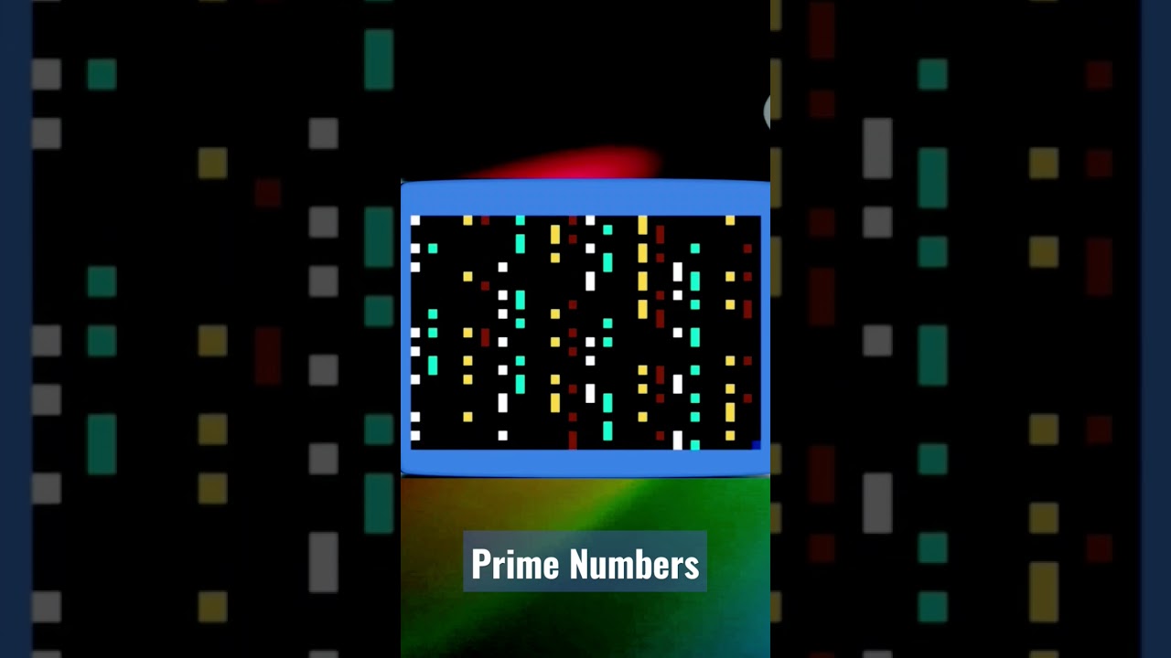 Prime Numbers Visualization (scrolling version)