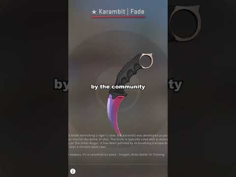 Karambit/fade is good #shorts #csgo #counterstrike #viral #short