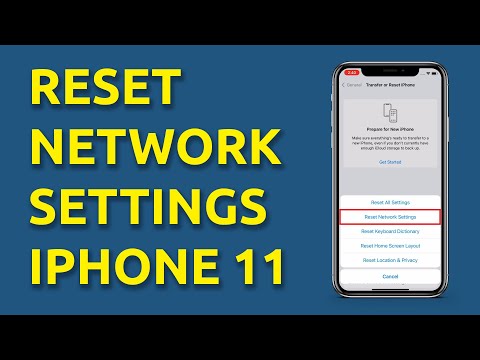 How To Reset Network Settings on Apple iPhone 11
