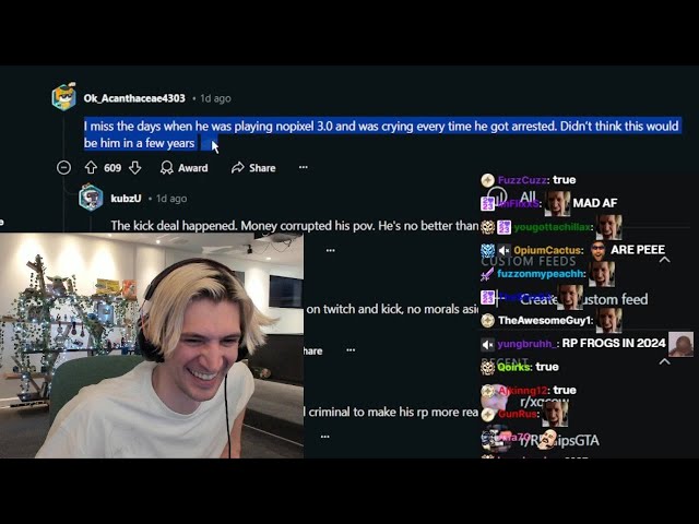 xQc responds to netizens' criticisms about his interaction with Donald ...