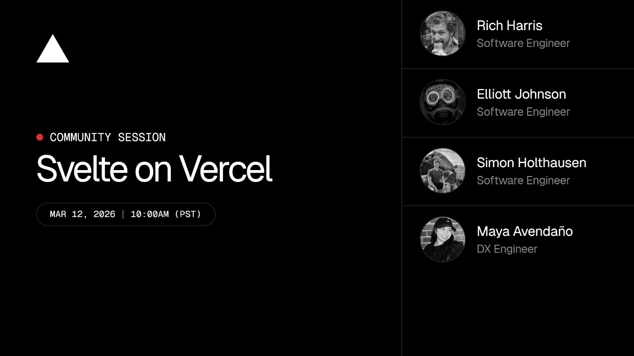 ▲ Svelte on Vercel