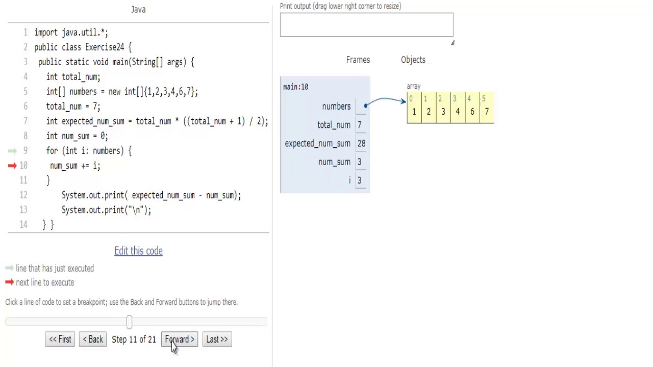 w3resource.com: Java Array Exercise-24