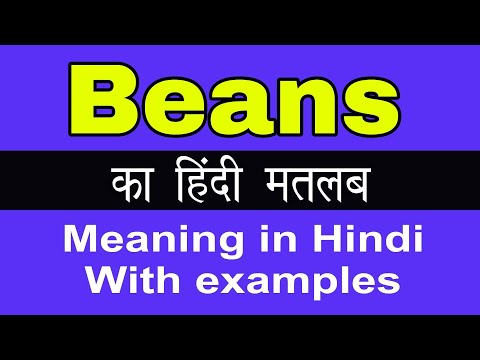 Beans Meaning in Hindi/Beans ka Matlab kya Hota hai