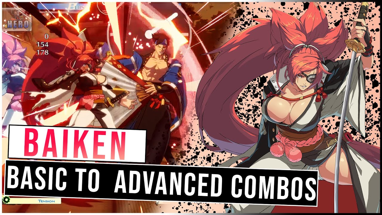 Baiken Combo Video | Basic To Advanced! (Guilty Gear Strive)