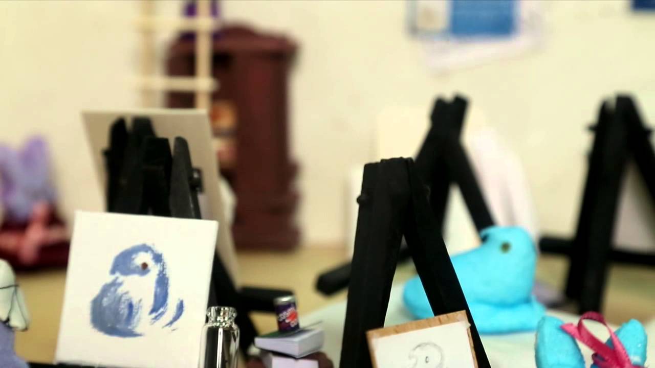 Peeps Show 2014: 'Peeps Painting Peeps'