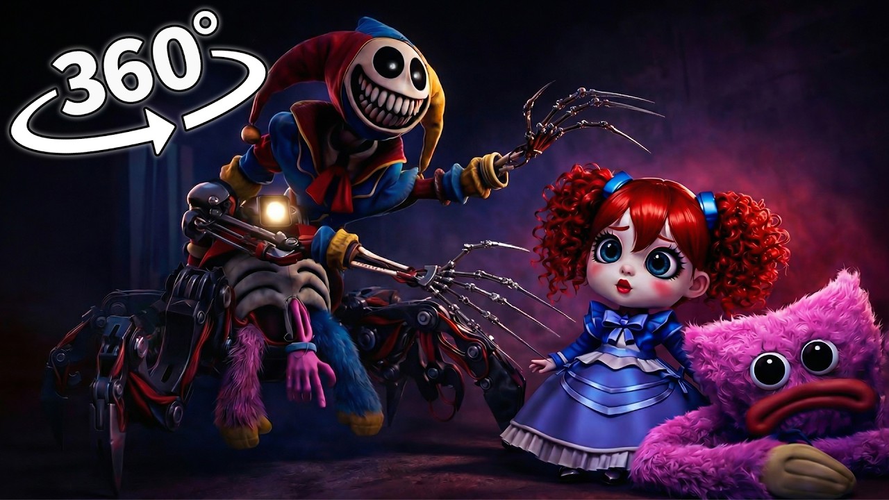 Poppy Playtime Chapter 5 : Run away from Prototype 360° VR