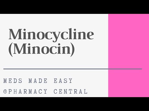 Minocycline (Minocin / Solodyn) : Meds Made Easy (MME)