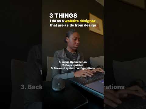 3 Things I do as a website designer that are aside from design! #websitedesigner