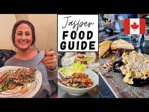 WHERE TO EAT IN JASPER (Food Tour Vlog) | SB