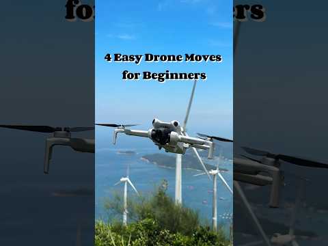 New to drones? Try out these 4 beginner moves for cinematic footage ✨DJI Mini 4 Pro