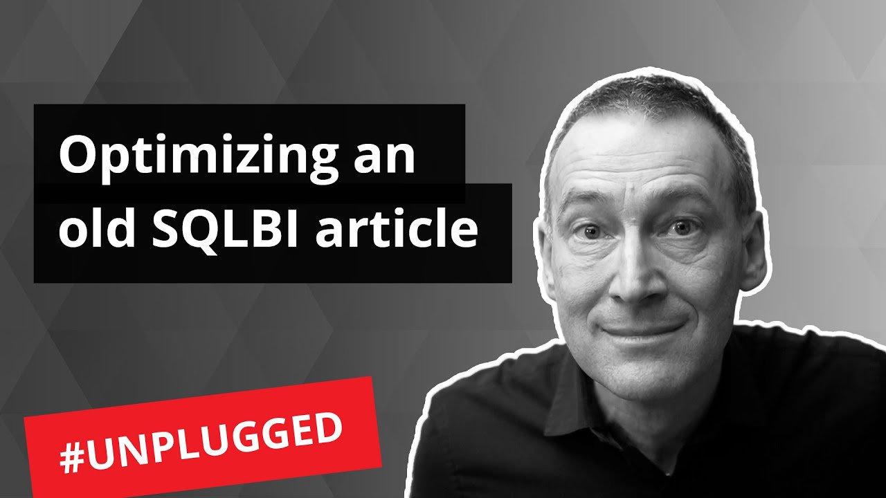 Optimizing an old SQLBI Article (AND logic in slicers) - Unplugged #4