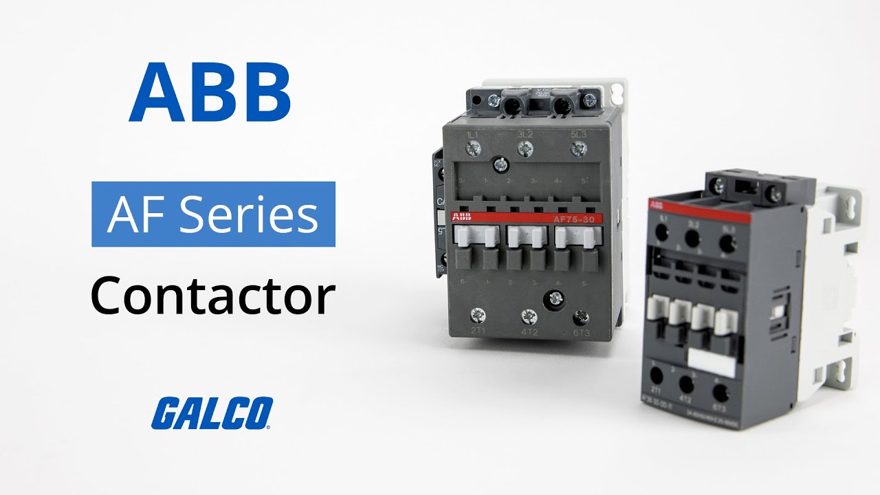 ABB's AF Series, Contactors