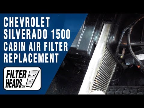 How to Replace Cabin Air Filter 2002 Chevrolet Silverado 1500 | AQ1031