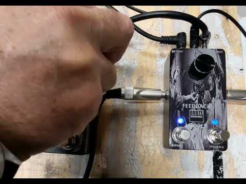 Brute Creations "Atomizer" Feedback Looper Pedal, Noisemaker, | Reverb