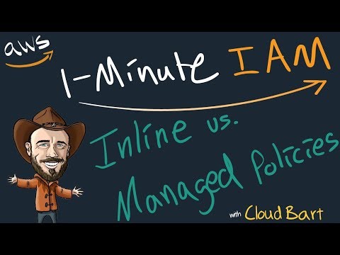 Inline vs Managed Policies - 1-minute IAM - Amazon Web Services