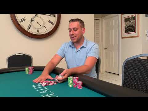 How to bring a flop, turn and river - How to deal poker - Lesson 18 of 38