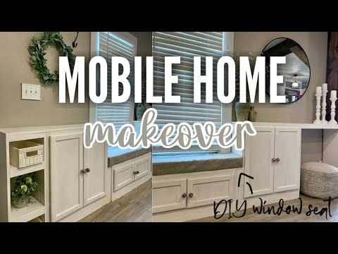 *EXTREME* MOBILE HOME MAKEOVER | single wide transformation | creative storage | mobile home updates