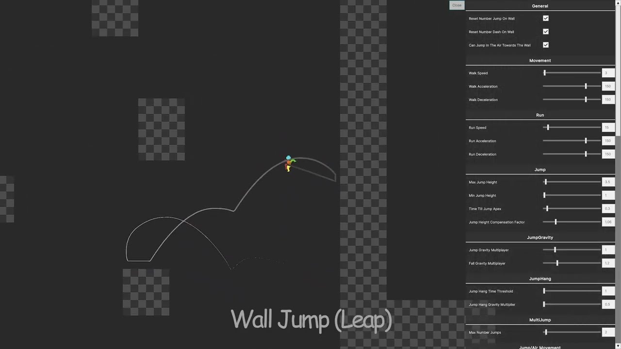 Flexible 2D Character Platformer Controller - Unity