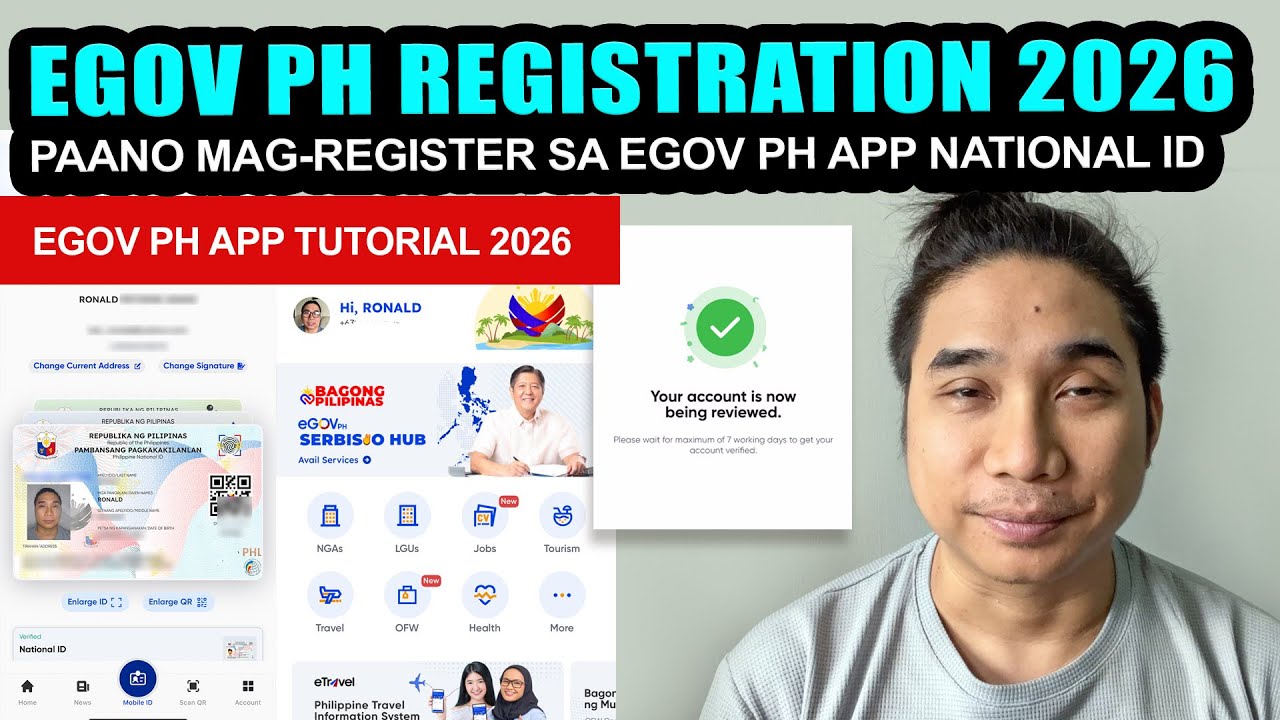 EGOV PH REGISTRATION 2026 | PAANO MAG REGISTER SA EGOV PH APP 2026