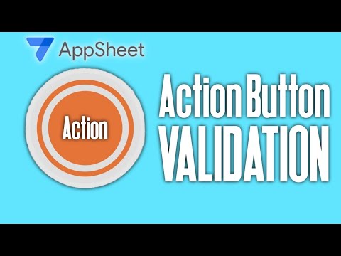 Costum Botton Action Appsheet, Validaton On Action