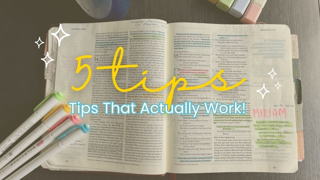 5 Bible Journaling Tips You’ll Actually Use