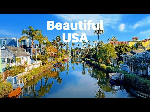 A BEAUTIFUL TOWN | Venice Canals | Los Angeles | CALIFORNIA