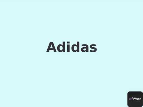 How to Pronounce Adidas Correctly? (American English/ US)