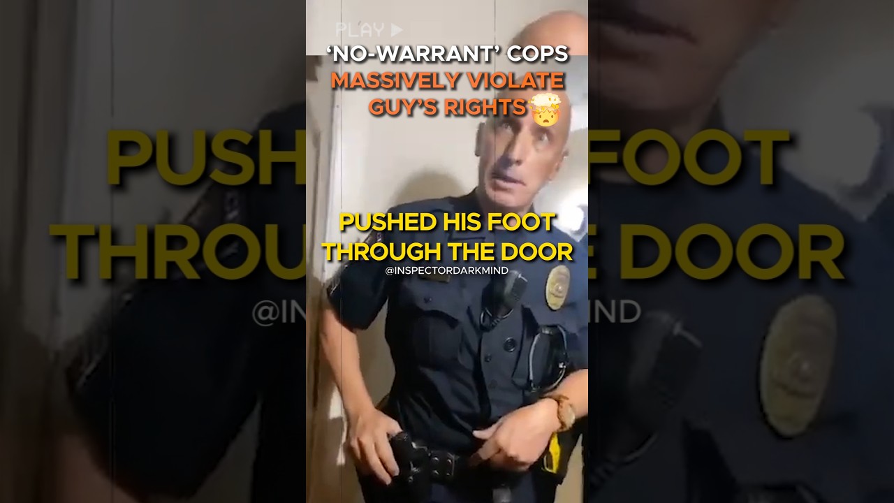 Cops Enter Without Warrant, Violate Man's Civil Rights and Get Trespassed Off His Private Property!