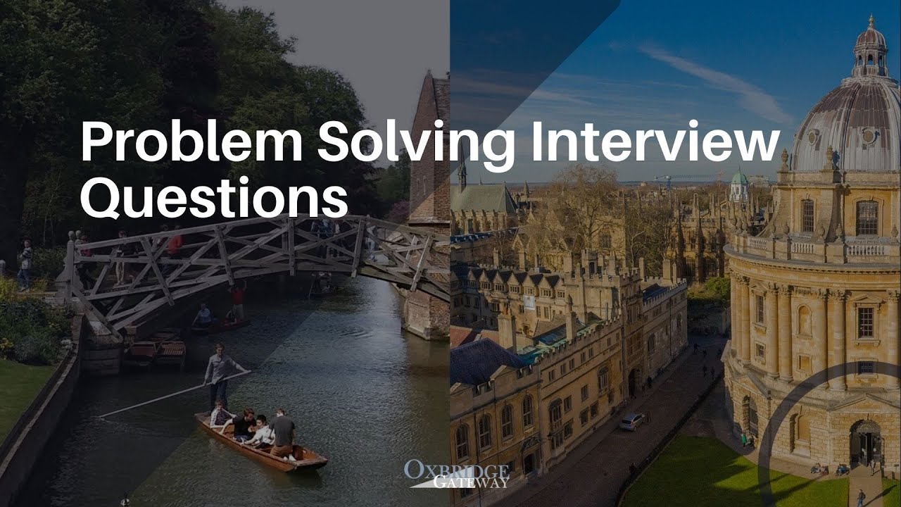 [OBG] Tackling a problem-solving question in a university interview #interviews #university