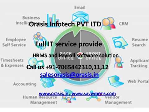 Orasis Infotech provide to HRMS software and payroll software