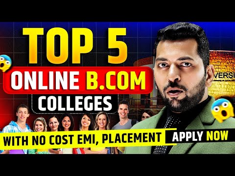 Top 5 Online B.COM Colleges in India | Best Universities for B.COM Studies | Online B.com kaise kare