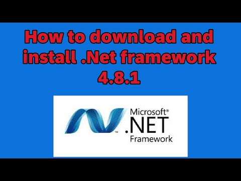 How to download and install .Net framework 4.8.1
