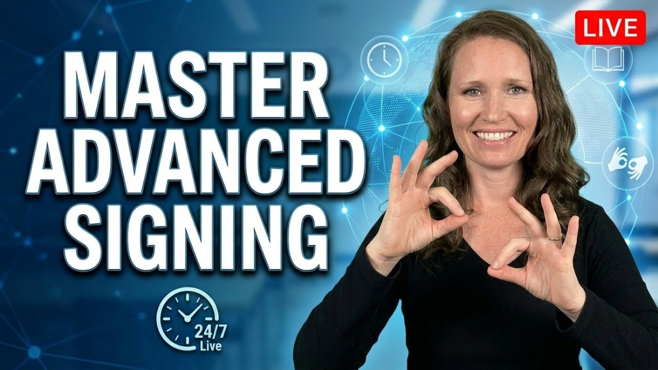 Advanced ASL Practice (24/7) | Stories, Classifiers & Complex Concepts
